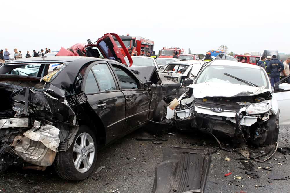 Vehicles Collide Near Muskogee County